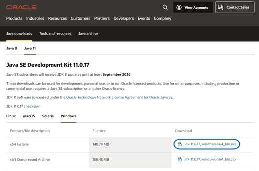 JDK 다운로드 및 환경변수 설정 방법(JDK 1.8, JDK 11) - Snug Archive